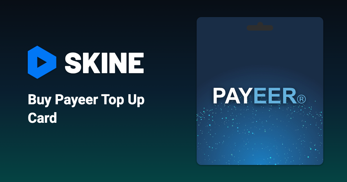 Payeer Gift Card | Top Up your Payeer Wallet